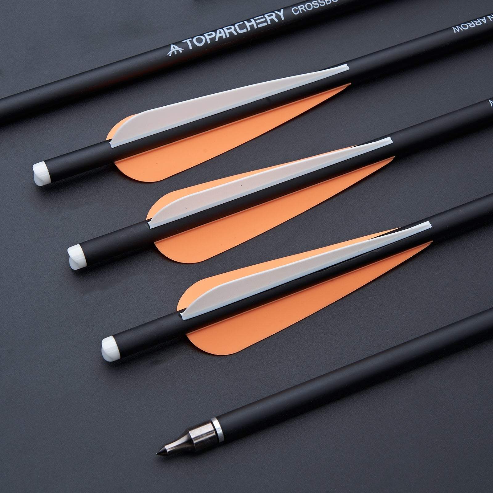 16 Inch Carbon Crossbow Bolts Archery Arrows 12pcs For Crossbow Huntin ...