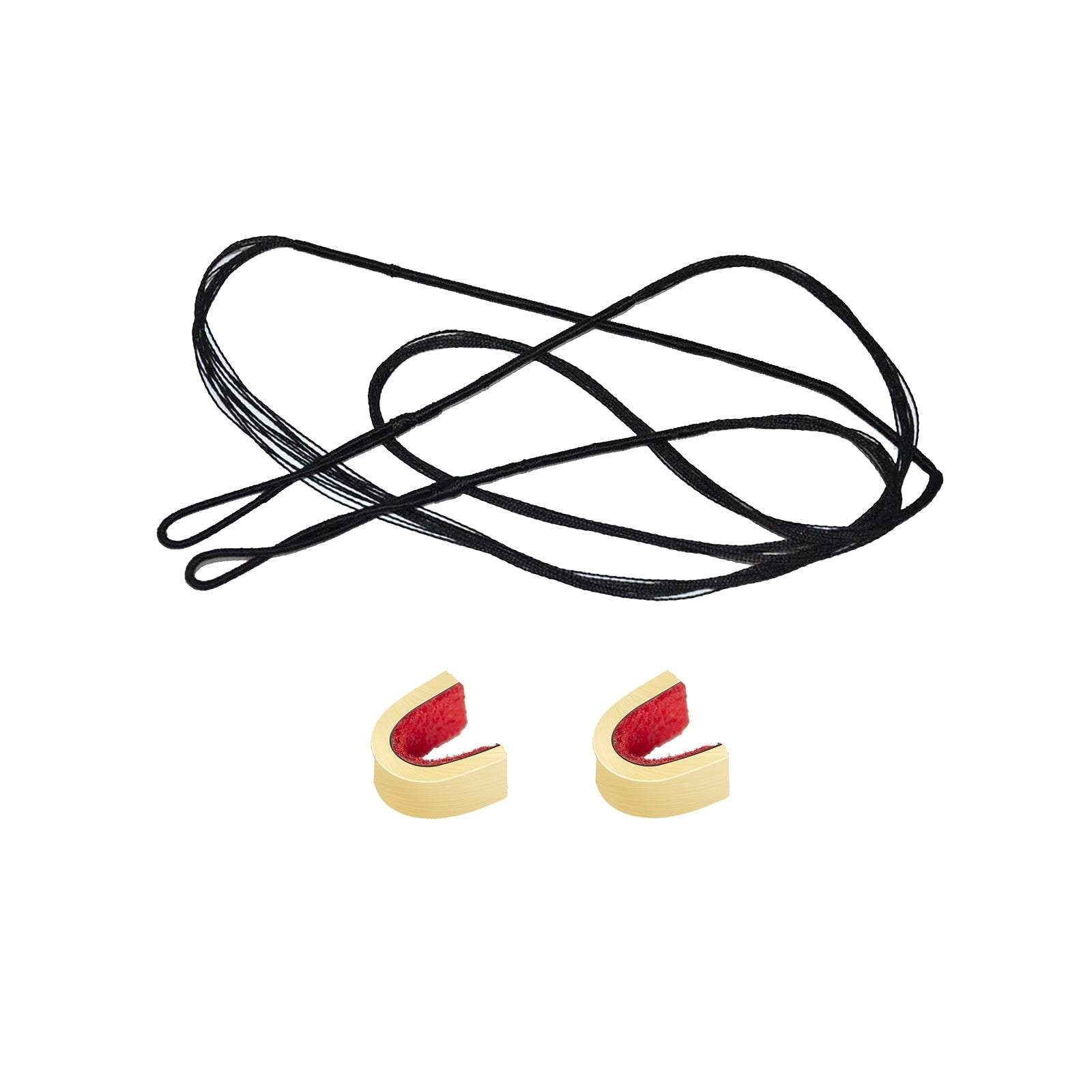 Archery 44-70 Inch Recurve Bow String with 2pcs bowstring Nocks 111-17 ...