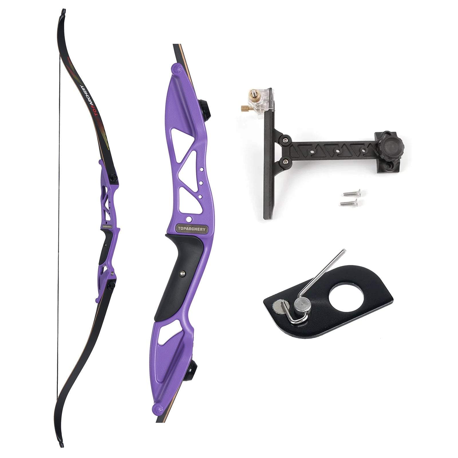 Archery 56" Beginners Competition Recurve Bow Set Right Handed Bow wit ...