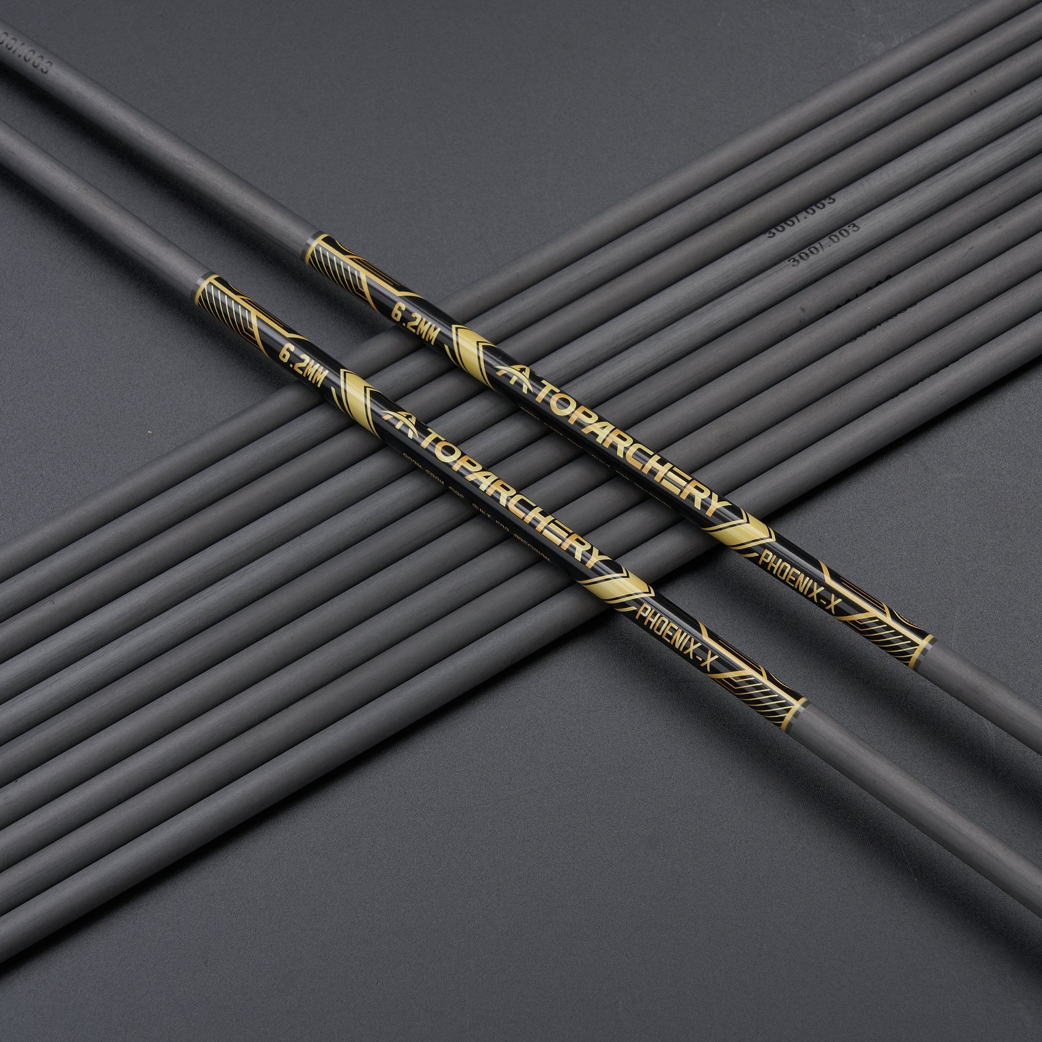 12pcs Archery 33" Pure Carbon Arrow Shafts Straightness 0.003 Spine 30 ...