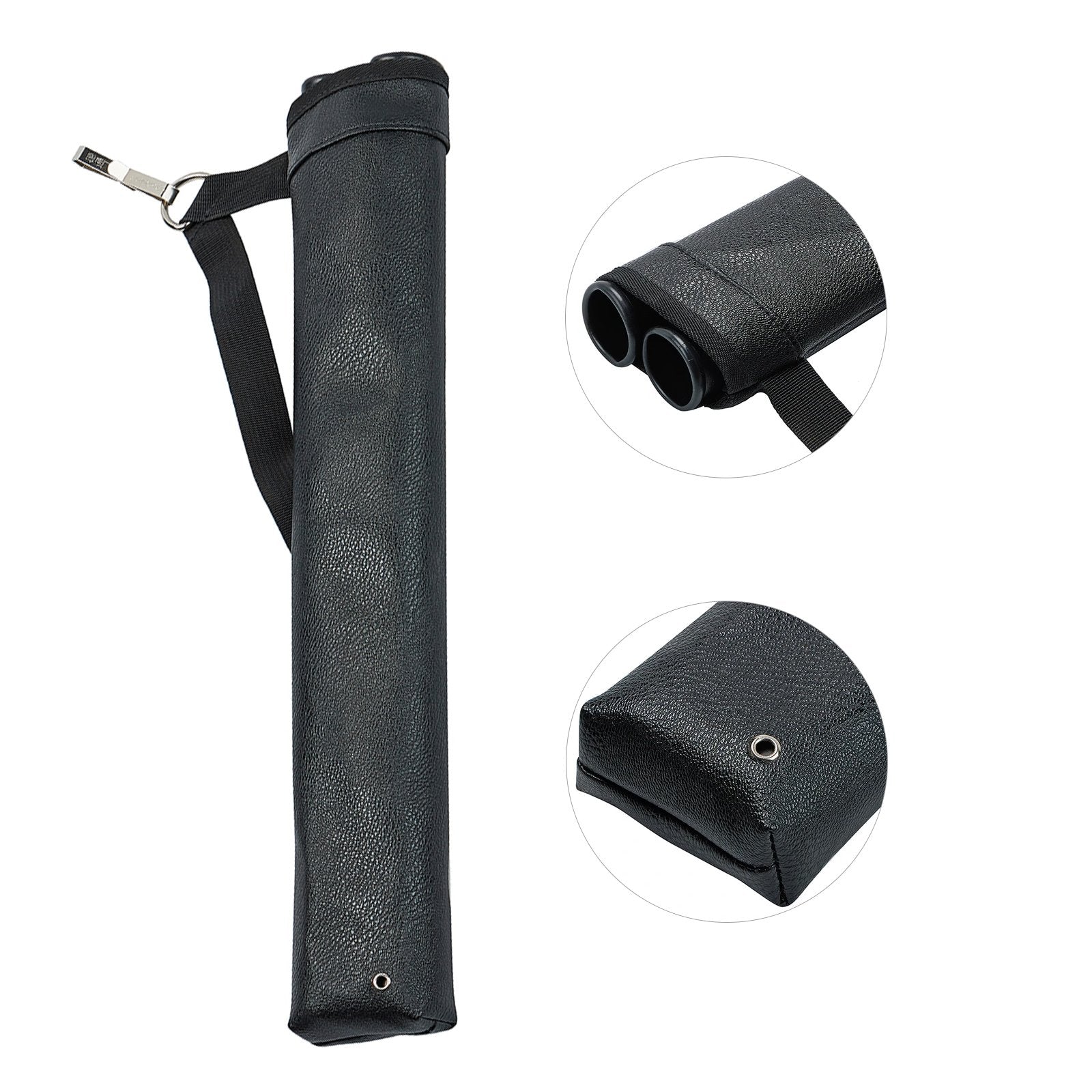 Double-Tube Black Waist Arrow Quiver Shooting Gear – TopArchery AU