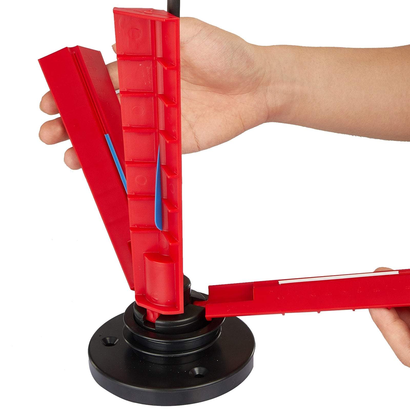 Cylindrical Adjustable Fletching Jig Straight and Helix Tool with Scal ...