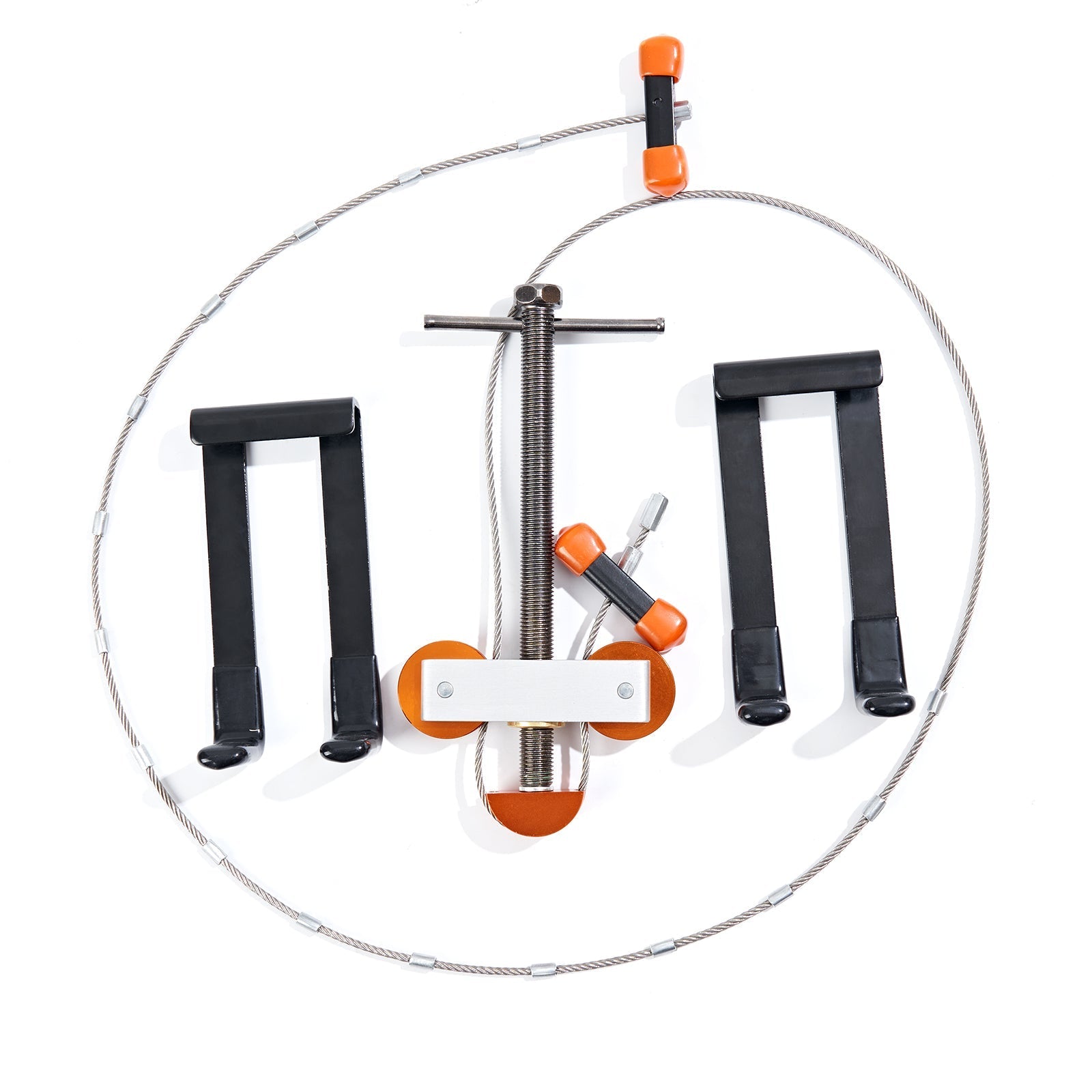 Portable Hand Held Compound Bow Press with 2 Quad Brackets Bow String ...