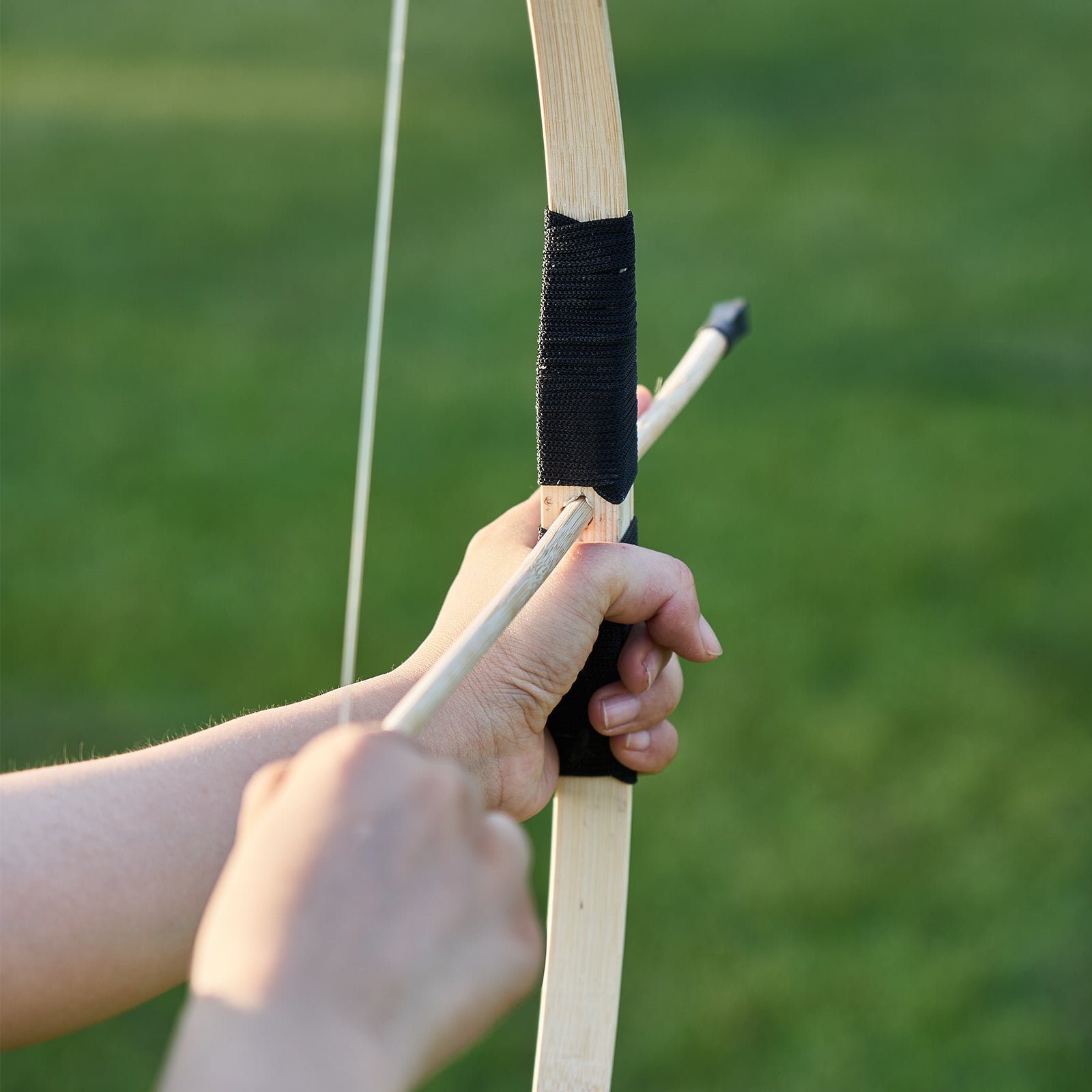 27" Kids Wood Bamboo Bows with Arrows Kit 2 Packs – TopArchery AU